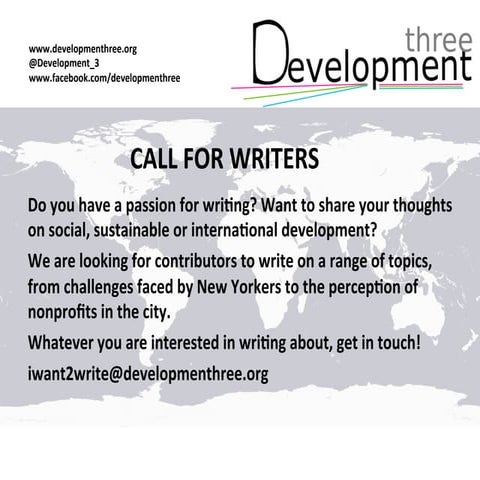 D3 Flyer - Call for writers: New York | PPTX