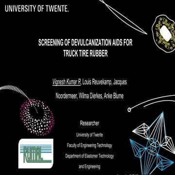 Chemical Devulcanization of Whole Truck Tire Rubber | PDF