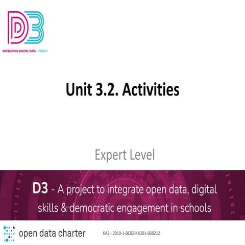 D3 unit 2 expert | PPT
