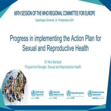 Progress in implementing the Action Plan for Sexual and Reproductive ...
