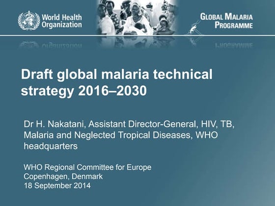 National malaria control programe | PPTX | Infectious Diseases ...