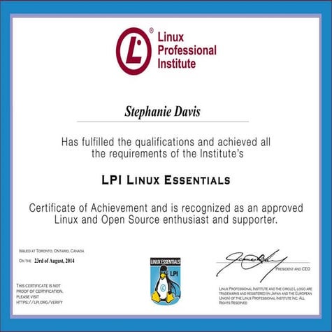 Linux Essentials Certificate | PDF