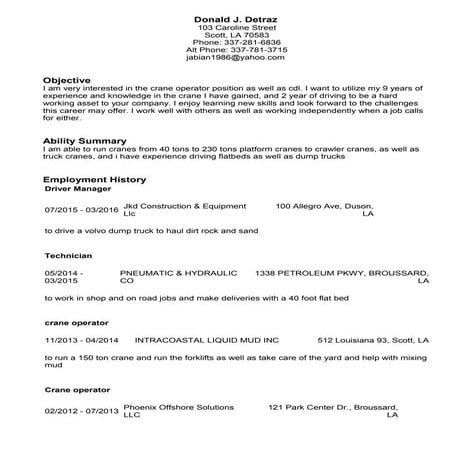 Roland Milette Resume 2 | DOCX