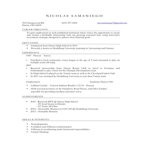 Final Resume1 | PDF