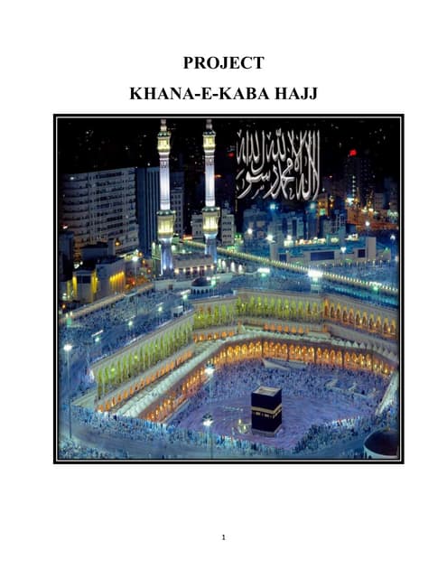 Events of the islamic pilgrimage(hajj) | PPT