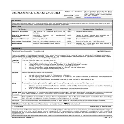 KPMG Audit Report | DOCX