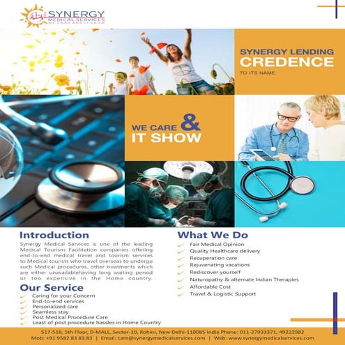 Synergy Medical Services Flyer | PDF