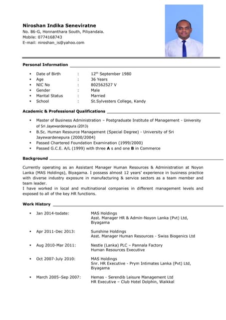Rohitha cv updated 1 | PDF