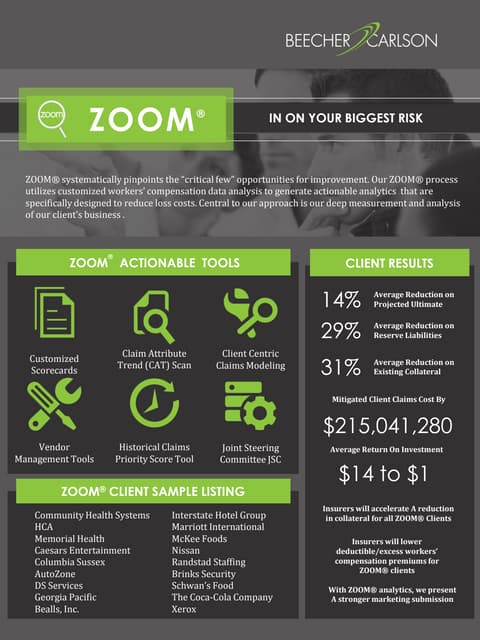 ZOOM Brochure_2015 | PDF | Financial Industry | Industries