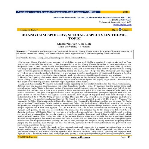 Vietnam Literature | PPTX