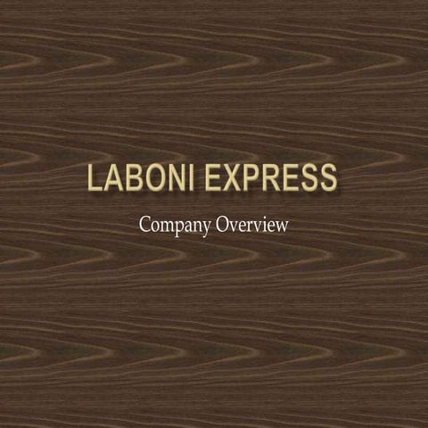 LABONI EXPRESS PRESENTATIO | PPTX