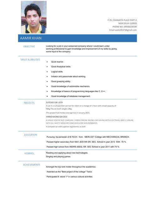 Mathavan cv | PDF