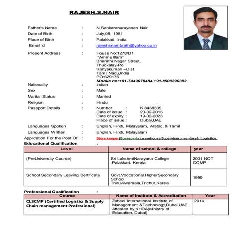 rajesh c.v | PDF