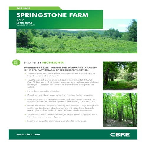 Springstone Farm - Brochure_v05AS.pdf061116.pdf061116 | PDF