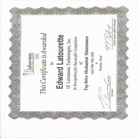 LTI TD Mechanical Certificate | PDF