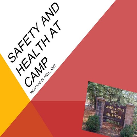 Safety and Health at Camp (2) (1) | PPTX