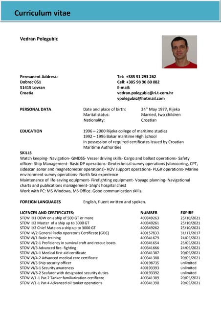 Nanang Sjahrian Nur's Resume | PDF | Travel