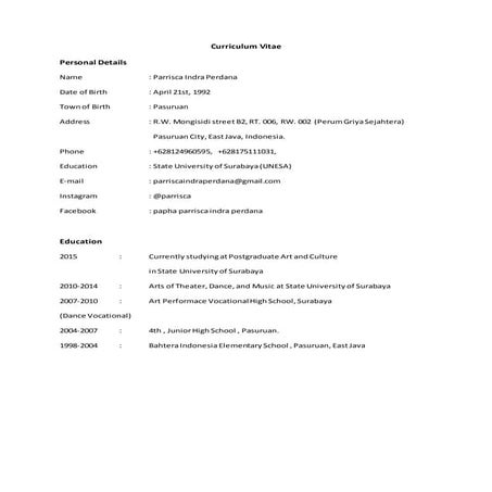 Matt Ordaz Percussion Resume | PDF