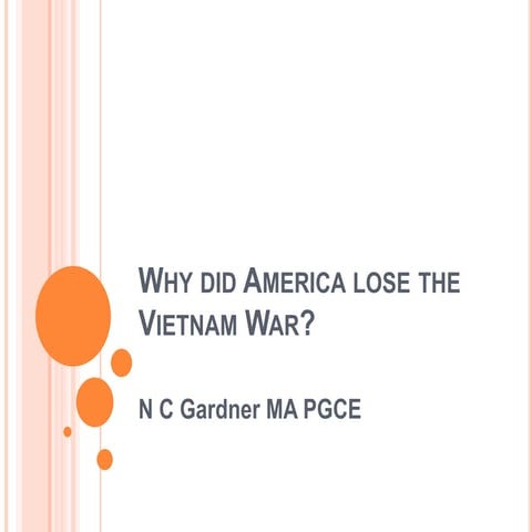 Vietnam Why did America lose the Vietnam War AQA | PPT