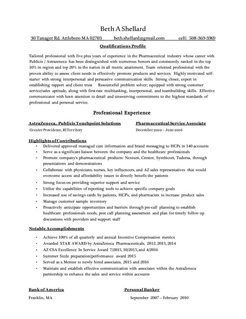 Beth Shellard presentations