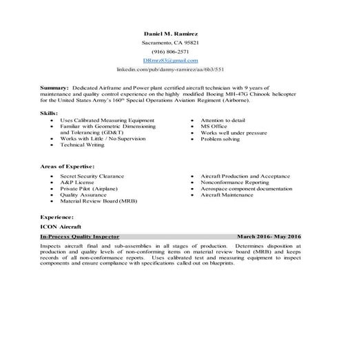 Daniel Ramirez Resume | DOCX