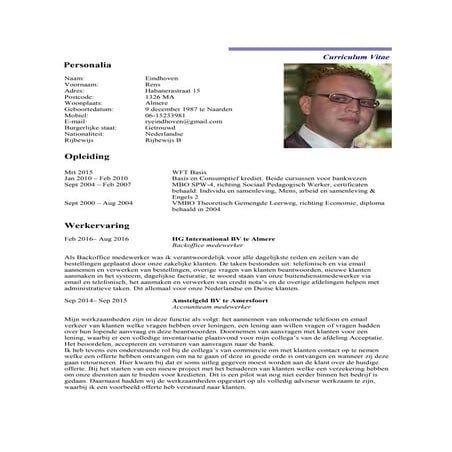 Curriculum Vitae | PDF