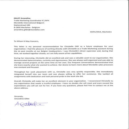Recommendation letter | PDF