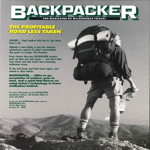 Backpacker trade ad | PDF