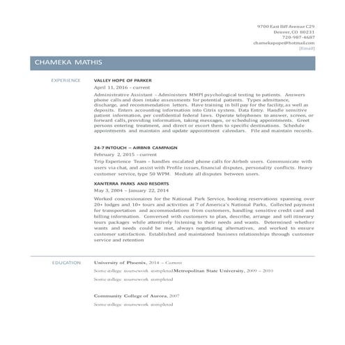 DrewsNEWresume2016 | RTF