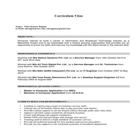 Nitin CV_Pdf | PDF