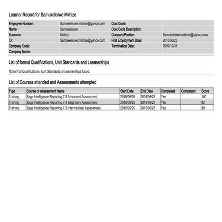 LearnerRecordStandard | PPT