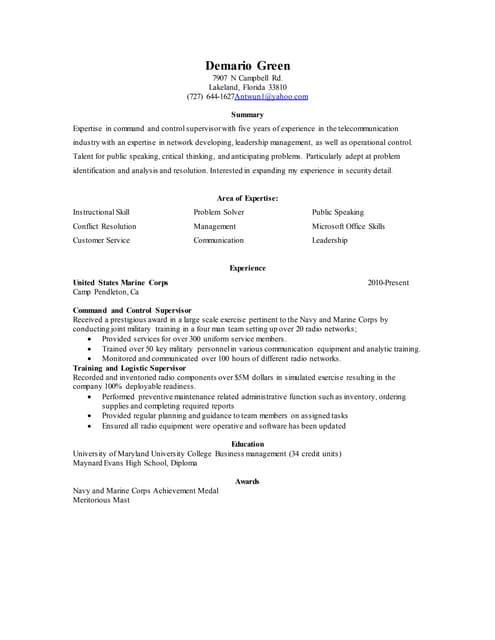 Benjamin Drumm Resume (1) | PDF