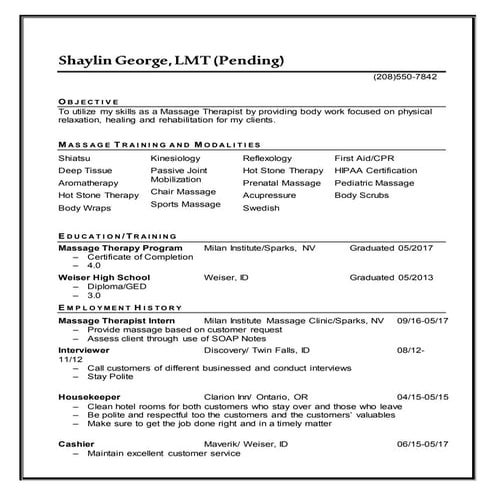 MT Resume Border 1 | DOCX | Physical Therapy | Wellness