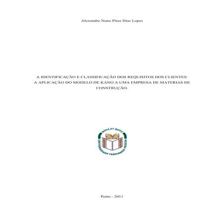 Tese - A Identificacao e Classificacao dos Requisitos dos Clientes | PDF