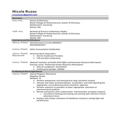 Russo_Nicole_CV no address | DOCX
