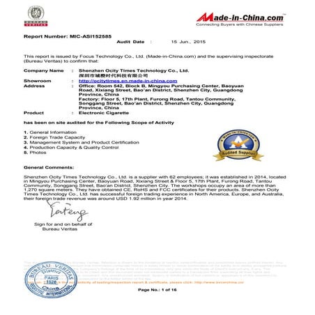 BV certification | PDF