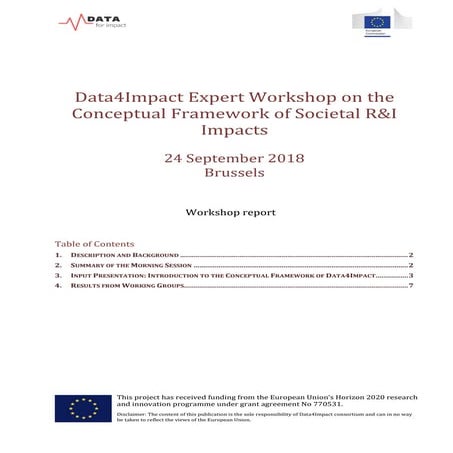 Data4Impact Expert Workshop Report | PDF