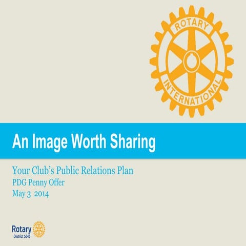 Rotary 7 Step Plan for club PR | PPT