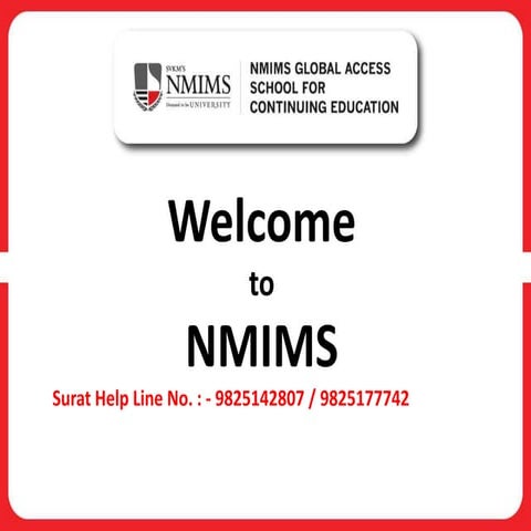 NMIMS | PPTX