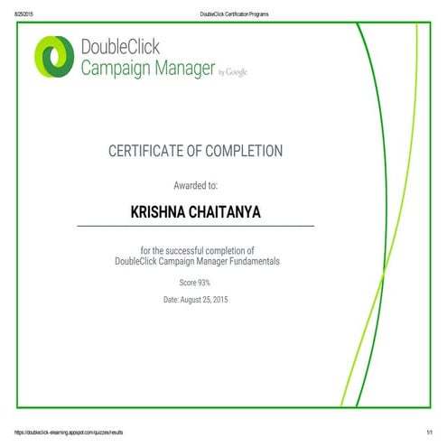 DCM certification | PDF