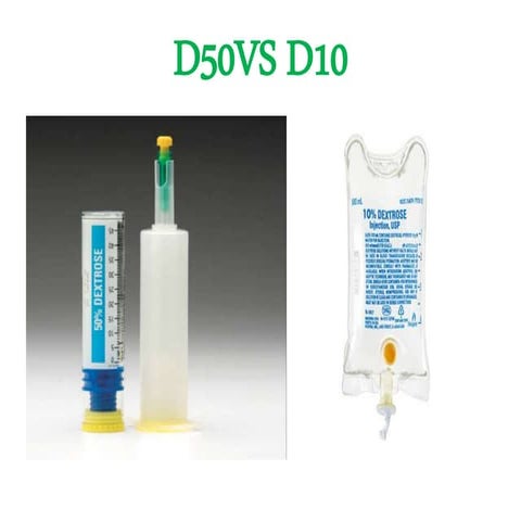 D50 vs d10 | PPTX | Diabetes | Diseases and Conditions