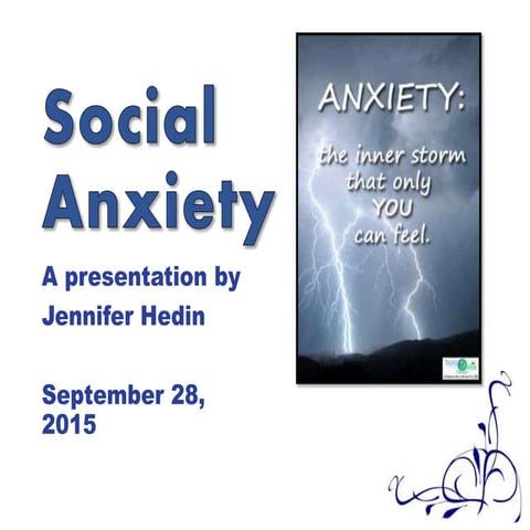 Social Anxiety presentation | PPTX