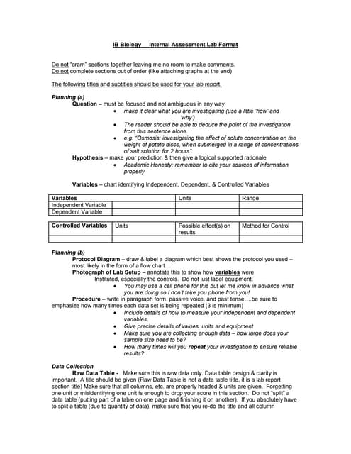 IGCSE planning an investigation student booklet | PDF