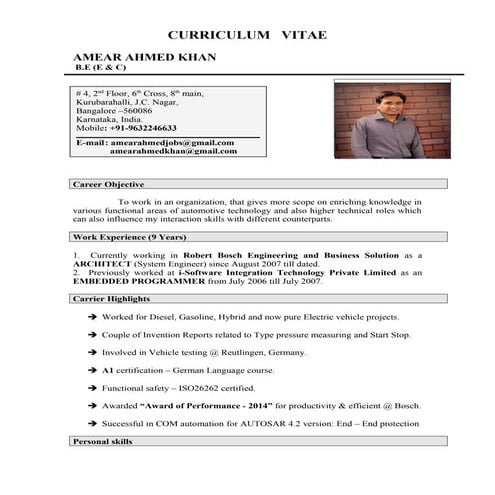 Amear_Resume | PDF