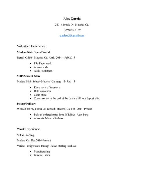 Resume | PDF