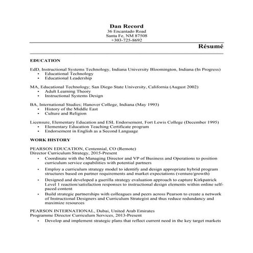 Ronnie Resume | DOCX