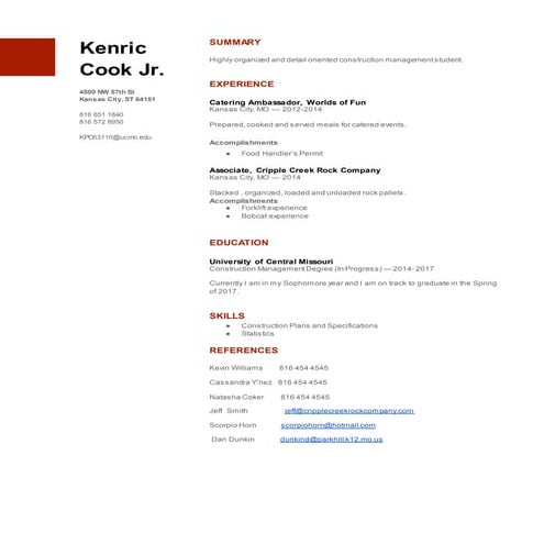 CopyofResume-Standard | PDF