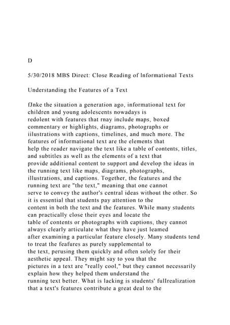 Informational & Factual Text. (Types, Structures and Its Purposes pdf | PDF