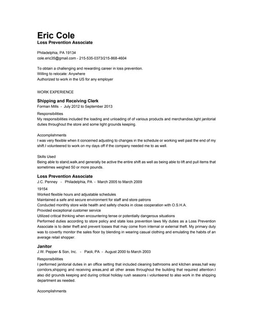 Eric Cole presentations