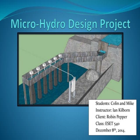 Micro-Hydro Design Project | PPT